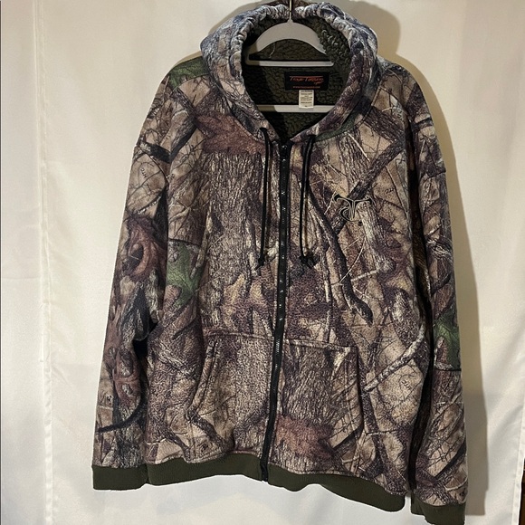 Realtree | Jackets & Coats | True Timber Camo Mens Forest Camo Sherpa ...